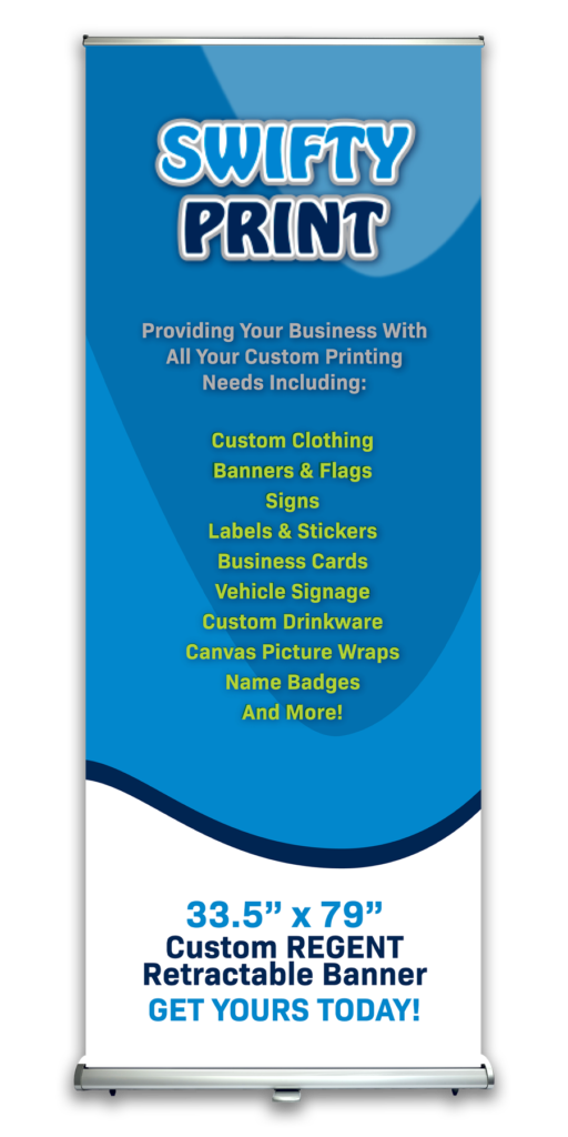 REGENT Retractable Banners – Swifty Print in Cambridge